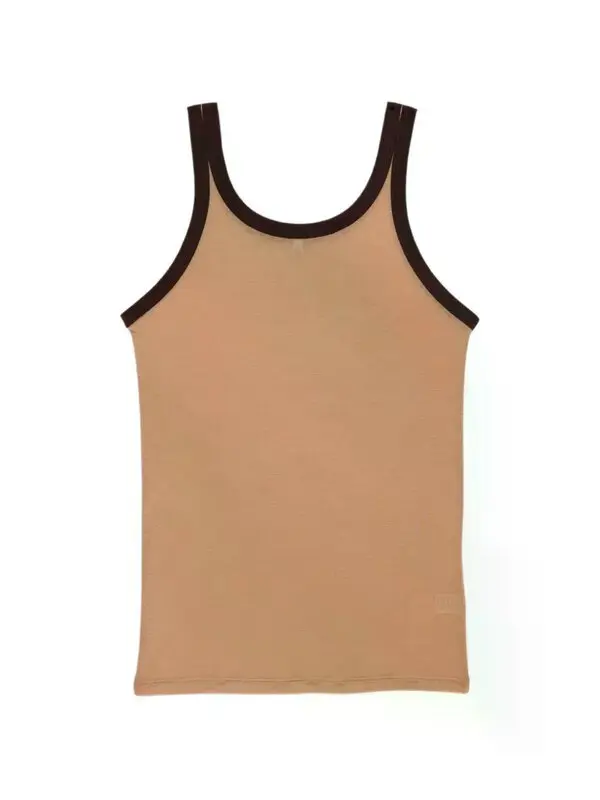 BASERANGE Contrast Trim Tank Top - Neutrals