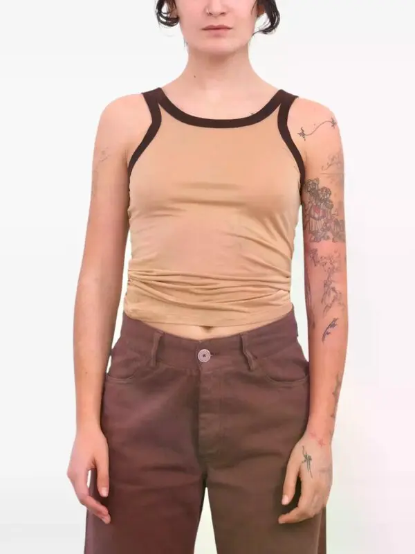 BASERANGE Contrast Trim Tank Top