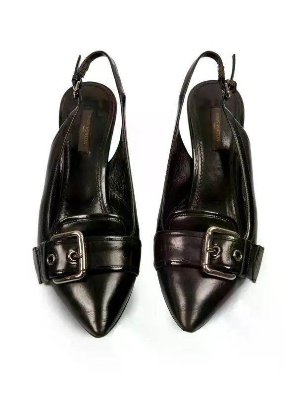LOUIS VUITTON 2000s Buckled Slingback Pumps