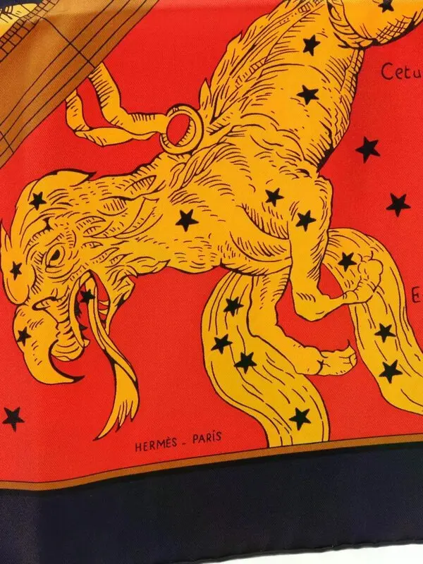 Hermès 2010s Hemispharium Coeli Boreale Scarf