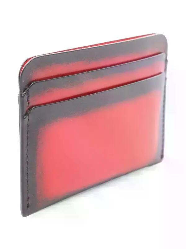 CHRISTIAN LOUBOUTIN Canopy Leather Card Case - Red