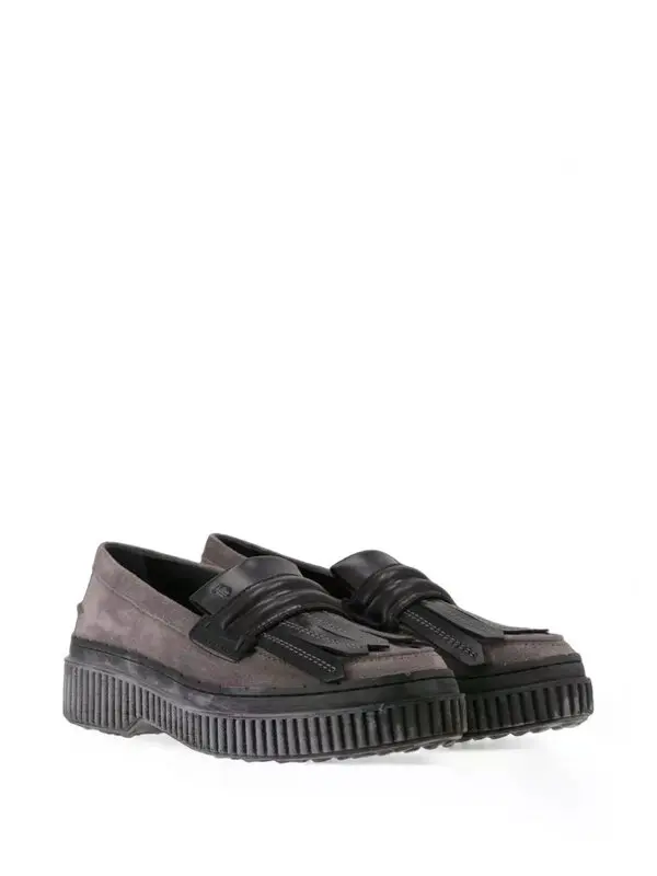 TOD'S Fringe-detail Platform Loafers
