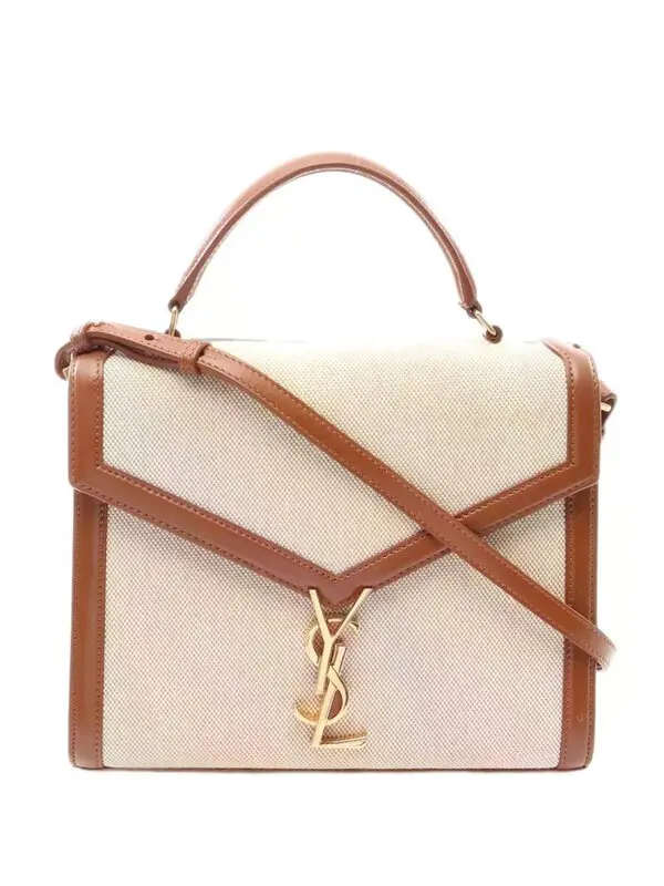 Saint Laurent 2010s Cassandra Crossbody Bag - Neutrals