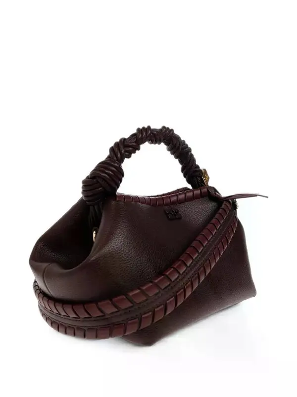 GANNI Braided Whipstitch-trim Tote Bag
