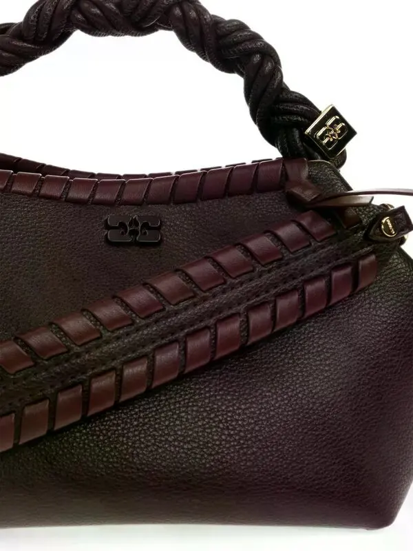 GANNI Braided Whipstitch-trim Tote Bag