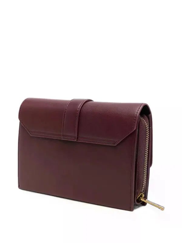 Just Cavalli Snake-plaque Clutch Bag