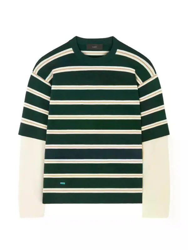 Alanui Striped Layered Long-sleeve T-shirt
