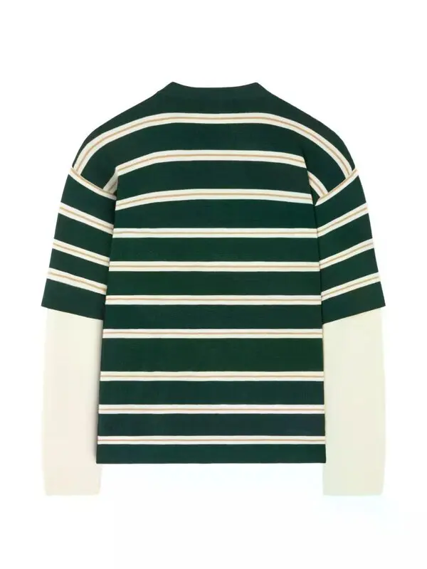 Alanui Striped Layered Long-sleeve T-shirt