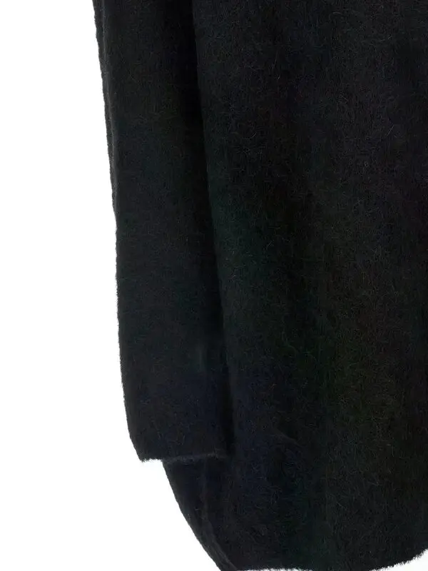 NUDE Brushed Alpaca-blend Short-sleeve Sweater