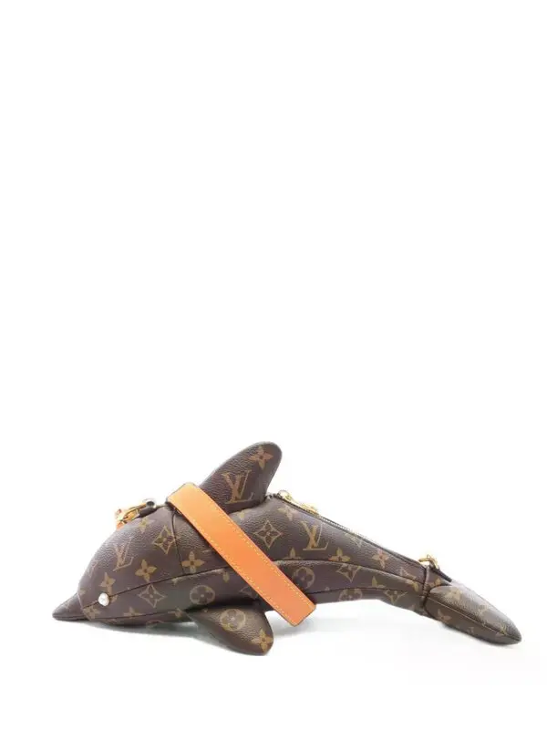 LOUIS VUITTON 2010s Monogram Dolphin Shoulder Bag - Brown