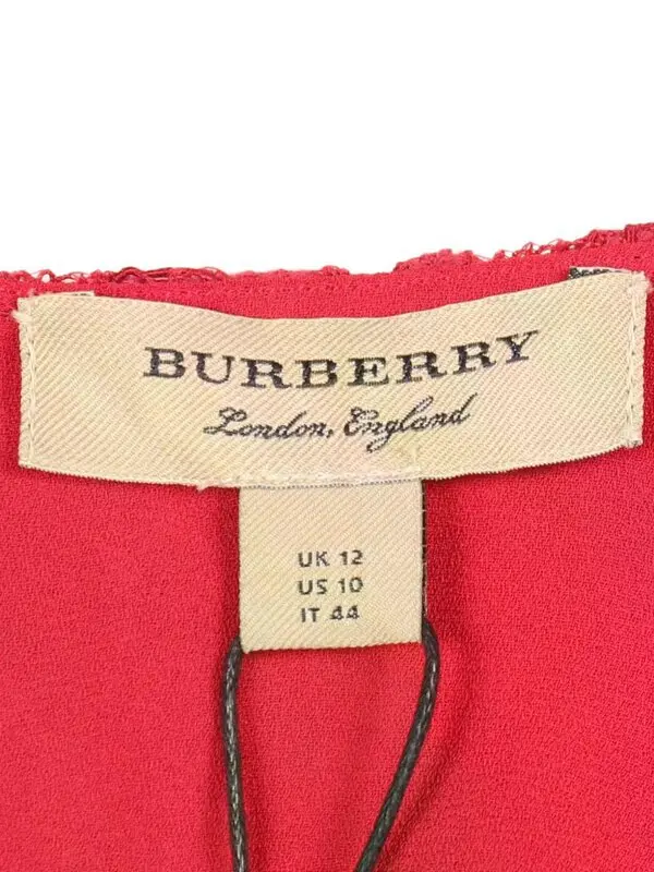 Burberry 2020s Lace Short-sleeve Dress