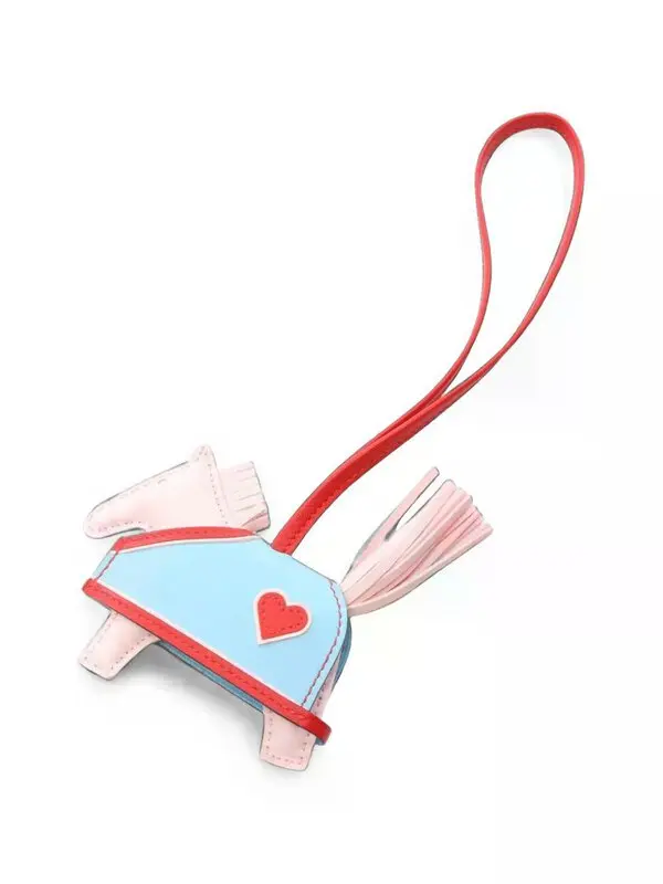 Hermès 2025 Rodeo Pm Heart Bag Charm - Blue