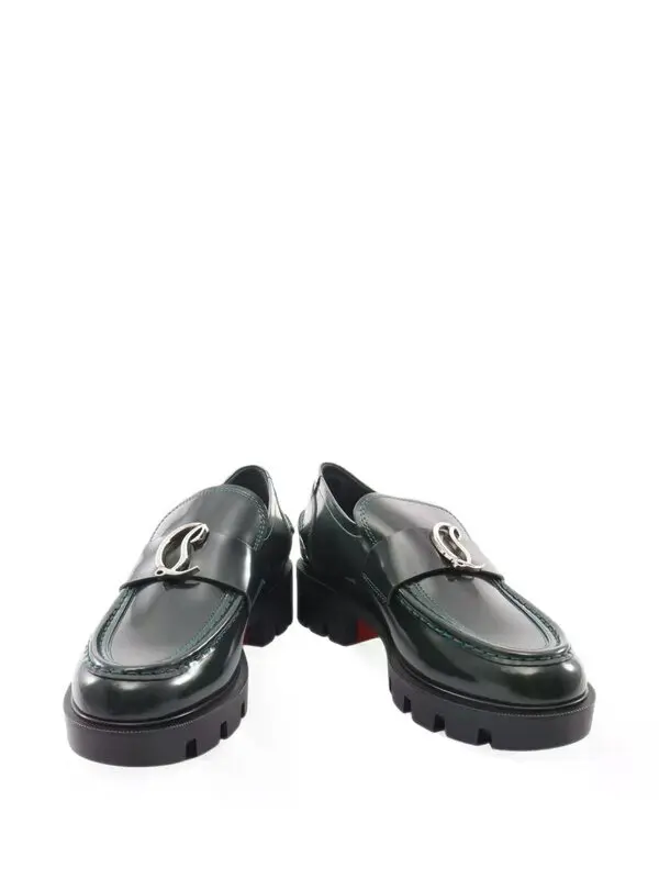 CHRISTIAN LOUBOUTIN 2010s Cl Moc Lug Loafers
