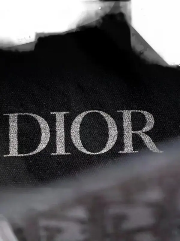 Dior 2020s Oblique Combat Leather Chelsea Boots