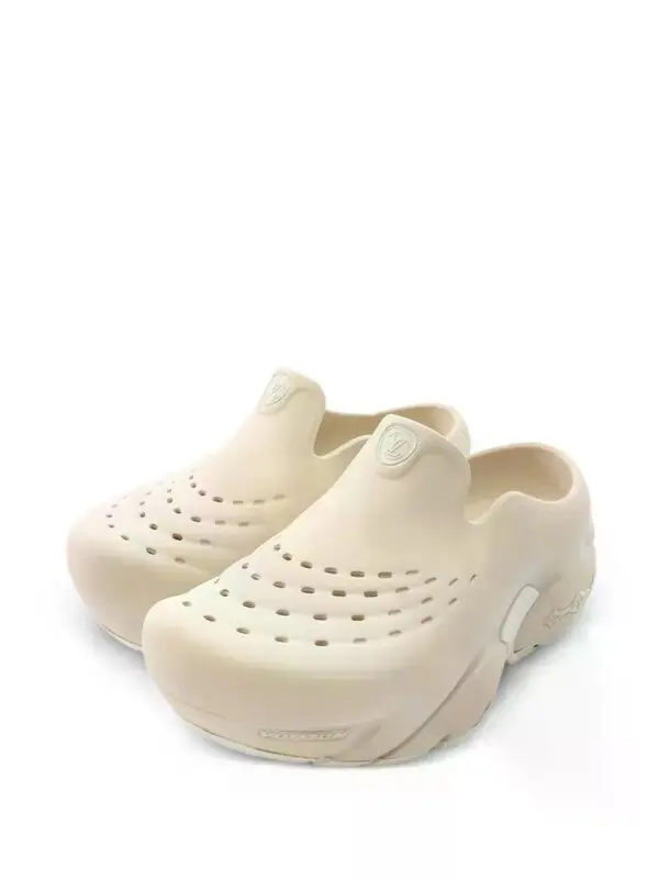 LOUIS VUITTON 2020s Shark Line Slip-on Sandals - Neutrals