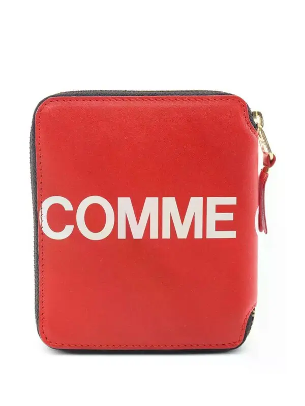 Comme Des Garçons 2020s Huge Logo Wallet - Red