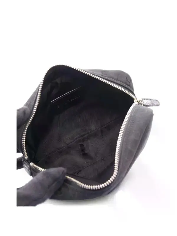 BVLGARI Logomania Pattern Zip-fastening Pouch Bag