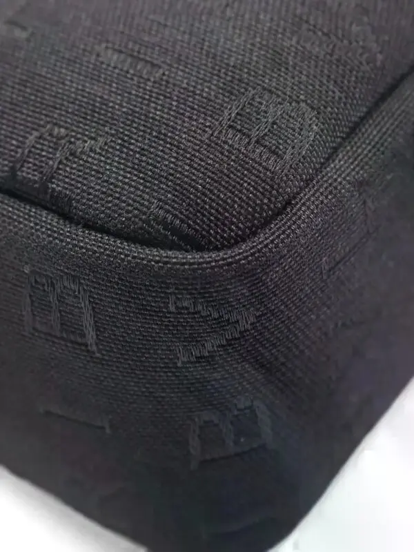 BVLGARI Logomania Pattern Zip-fastening Pouch Bag