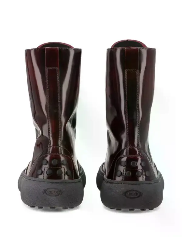 TOD'S Lace-up Gomma Boots