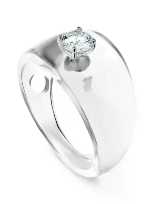 SOLO FOR DIAMONDS Lab-grown Diamond Tapered Ring