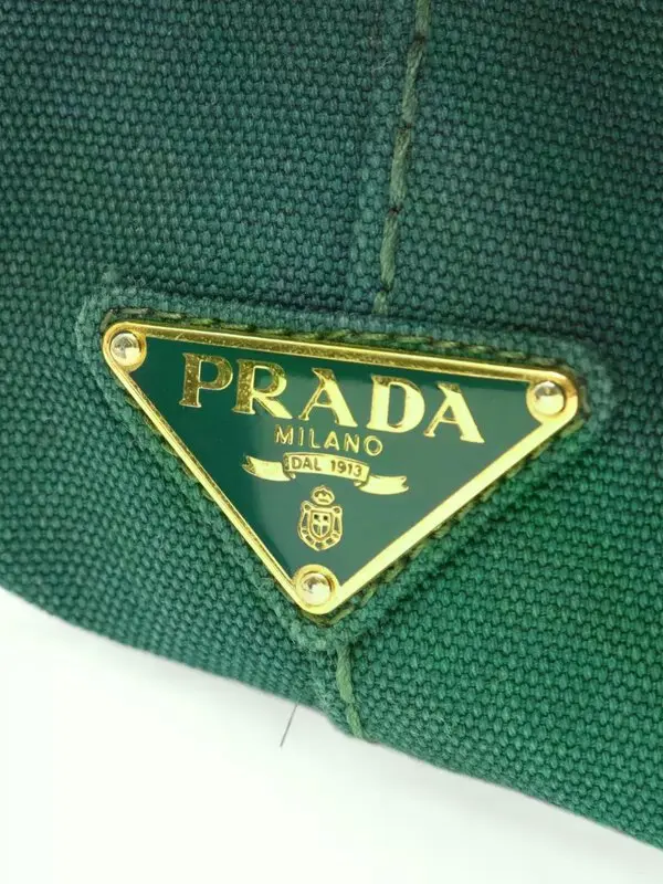 Prada 2000s Canapa Logo-print Tote Bag