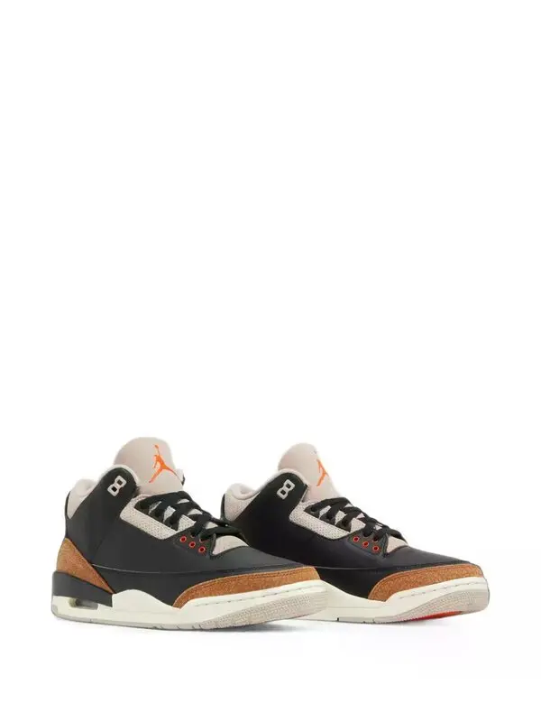 JORDAN Air 3 Retro Desert Elephant Sneakers - Black
