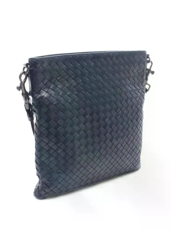 Bottega Veneta 2000s Intrecciato Messenger Bag