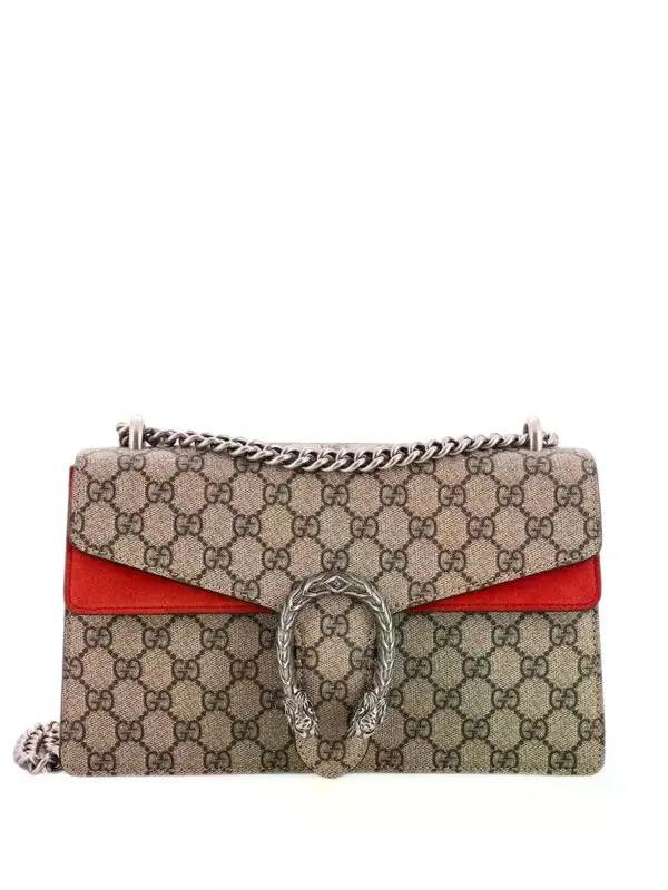 Gucci Dionysus Bag Gg Coated Canvas Small Shoulder Bag - Brown