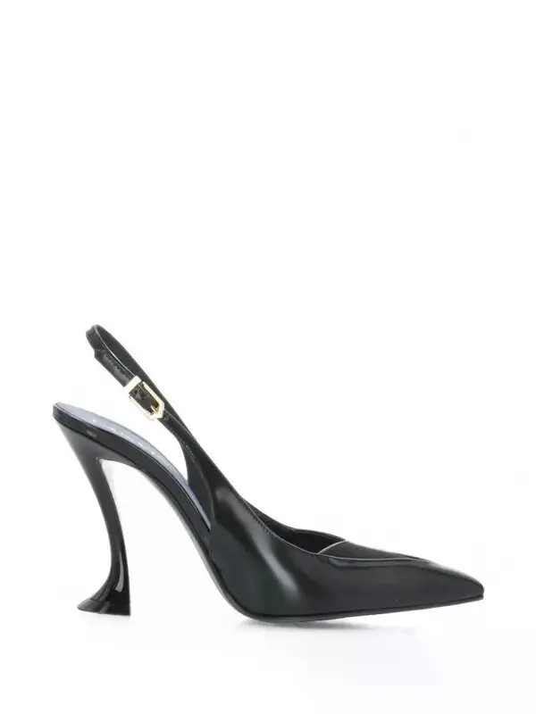 LANVIN Serenade Slingback In Leather