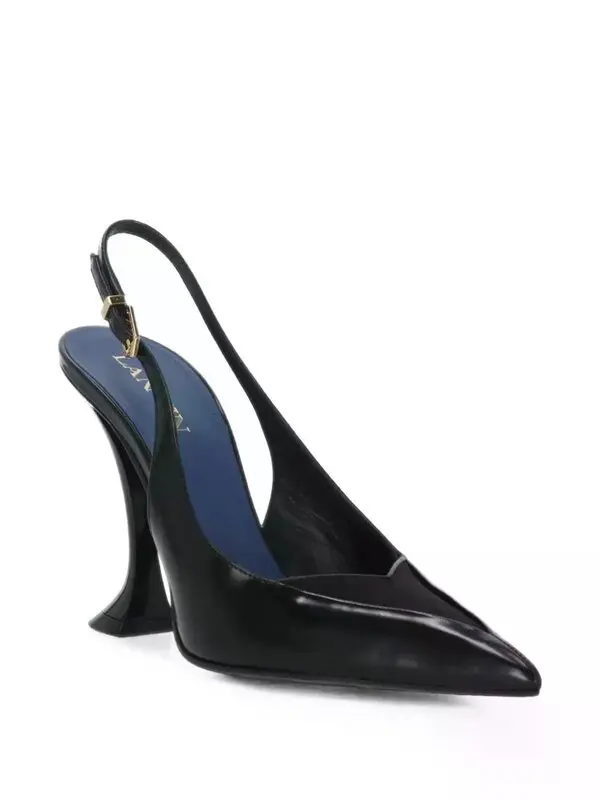 LANVIN Serenade Slingback In Leather