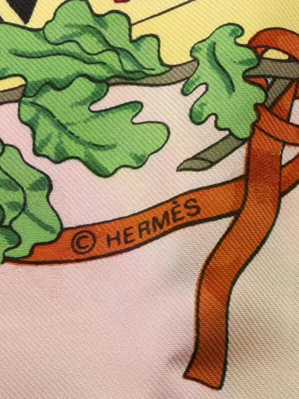 Hermès 2000s 90 Carré Emblems De L'europe Scarf