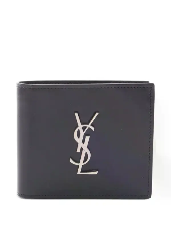 Saint Laurent 2020s Cassandre Bi-fold Wallet - Black