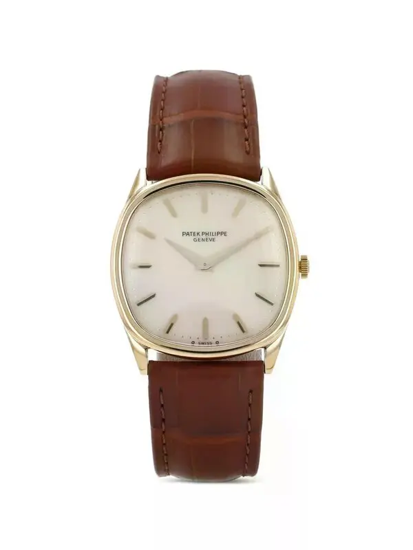 Patek Philippe 1980s Golden Ellipse Cushion 33mm Watch - Neutrals