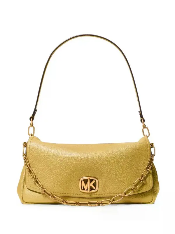Michael Kors Bryant Large Textured-leather Convertible Shoulder Bag - Yellow