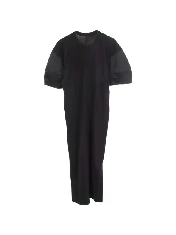 Sacai Color-block Short Sleeve Midi Dress
