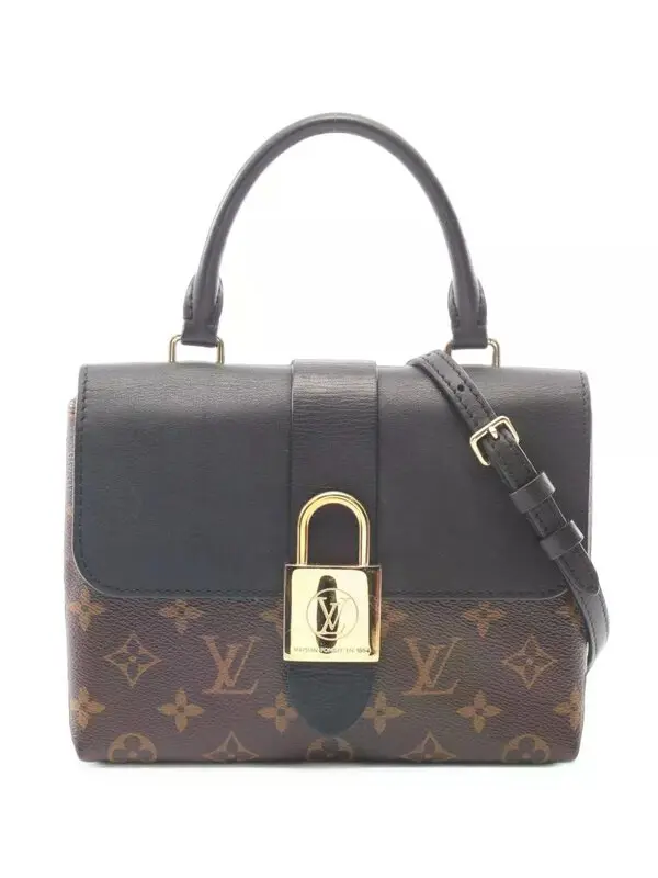 LOUIS VUITTON Monogram Canvas Two-way Handbag - Brown