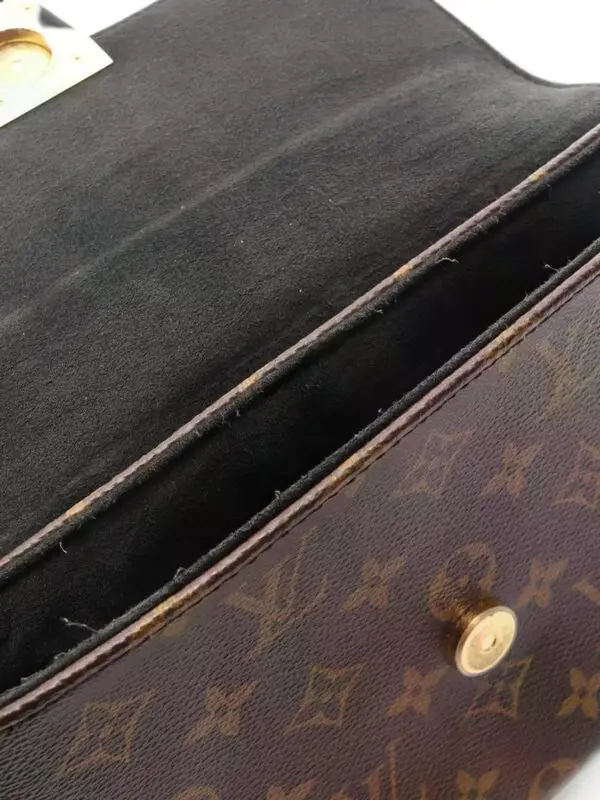 LOUIS VUITTON Monogram Canvas Two-way Handbag - Brown