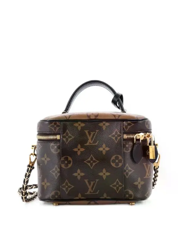 LOUIS VUITTON Reverse Monogram Canvas Pm Satchel