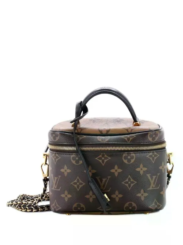 LOUIS VUITTON Reverse Monogram Satchel - Brown