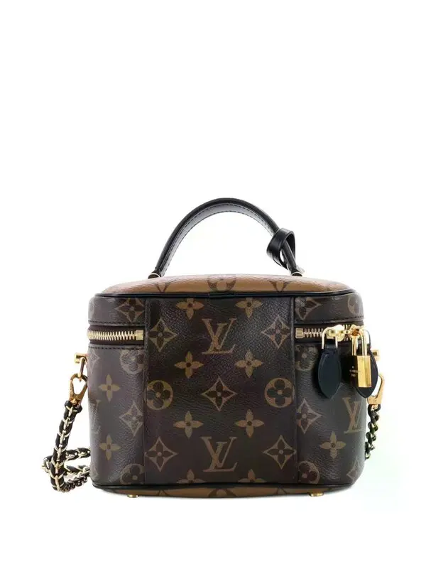 LOUIS VUITTON Reverse Monogram Satchel - Brown