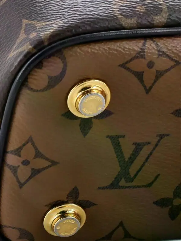 LOUIS VUITTON Reverse Monogram Satchel - Brown