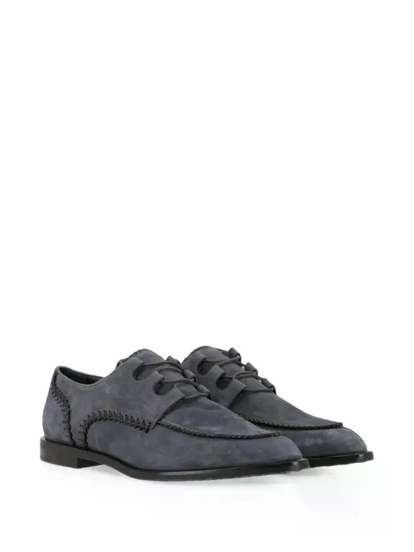 TOD'S Whipstitch-trim Suede Sneakers