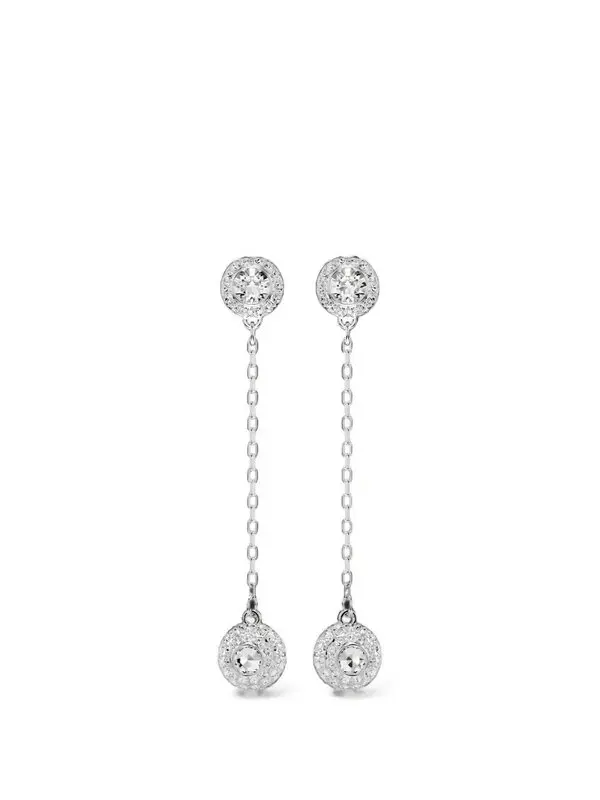 SWAROVSKI Una Angelic Drop Earrings - Silver