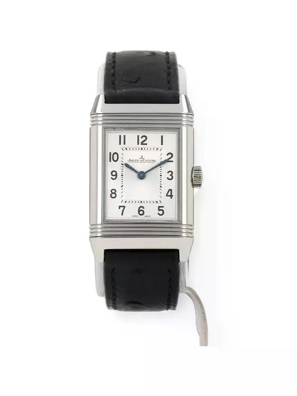 JAEGER-LECOULTRE Reverso Rectangular Silver-tone Dial Watch