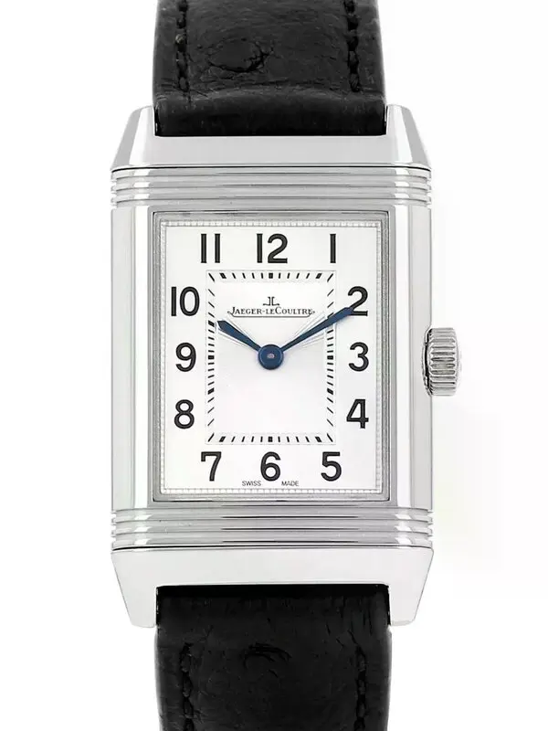 JAEGER-LECOULTRE Reverso Rectangular Silver-tone Dial Watch