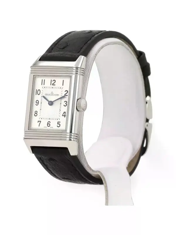 JAEGER-LECOULTRE Reverso Rectangular Silver-tone Dial Watch