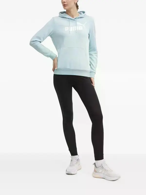 PUMA Logo-print Drawstring Hoodie - Blue