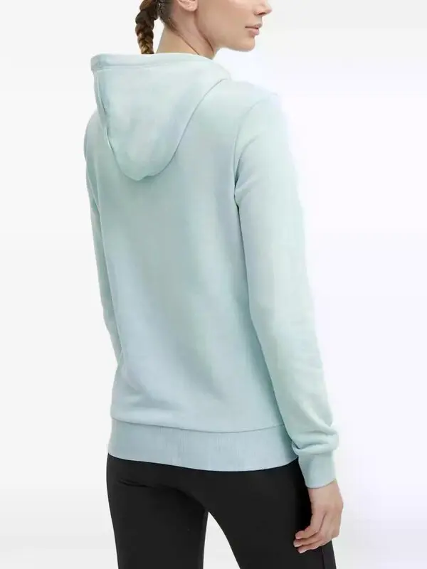 PUMA Logo-print Drawstring Hoodie - Blue