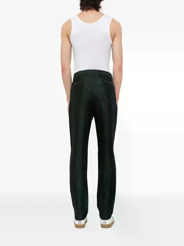 LANVIN Zebra-jacquard Trousers