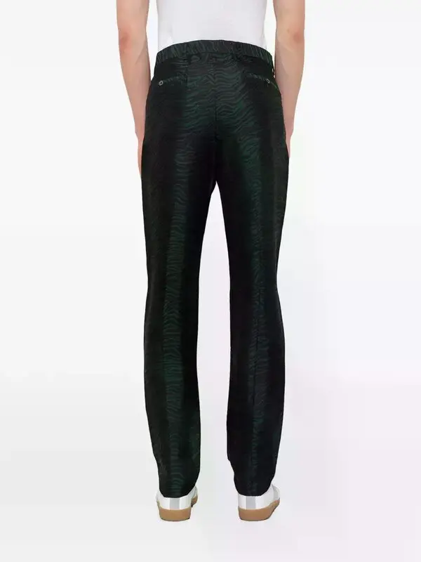 LANVIN Zebra-jacquard Trousers